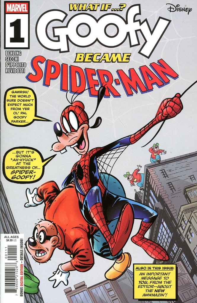 Marvel & Disney: What If...? Goofy Became Spider-Man #1 | Comicoin